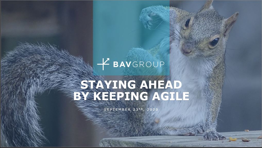 Staying Ahead By Keeping Agile Staying Ahead By Keeping Agile